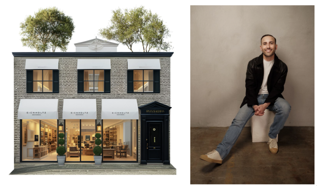 Ryan Saghian partners with Dutch brand Eichholtz to open a West Coast ...